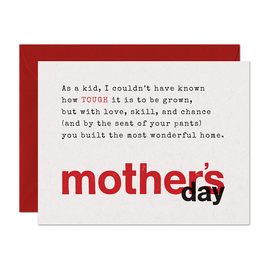 Limerick Tough Mother's Day Card – Warren Tales